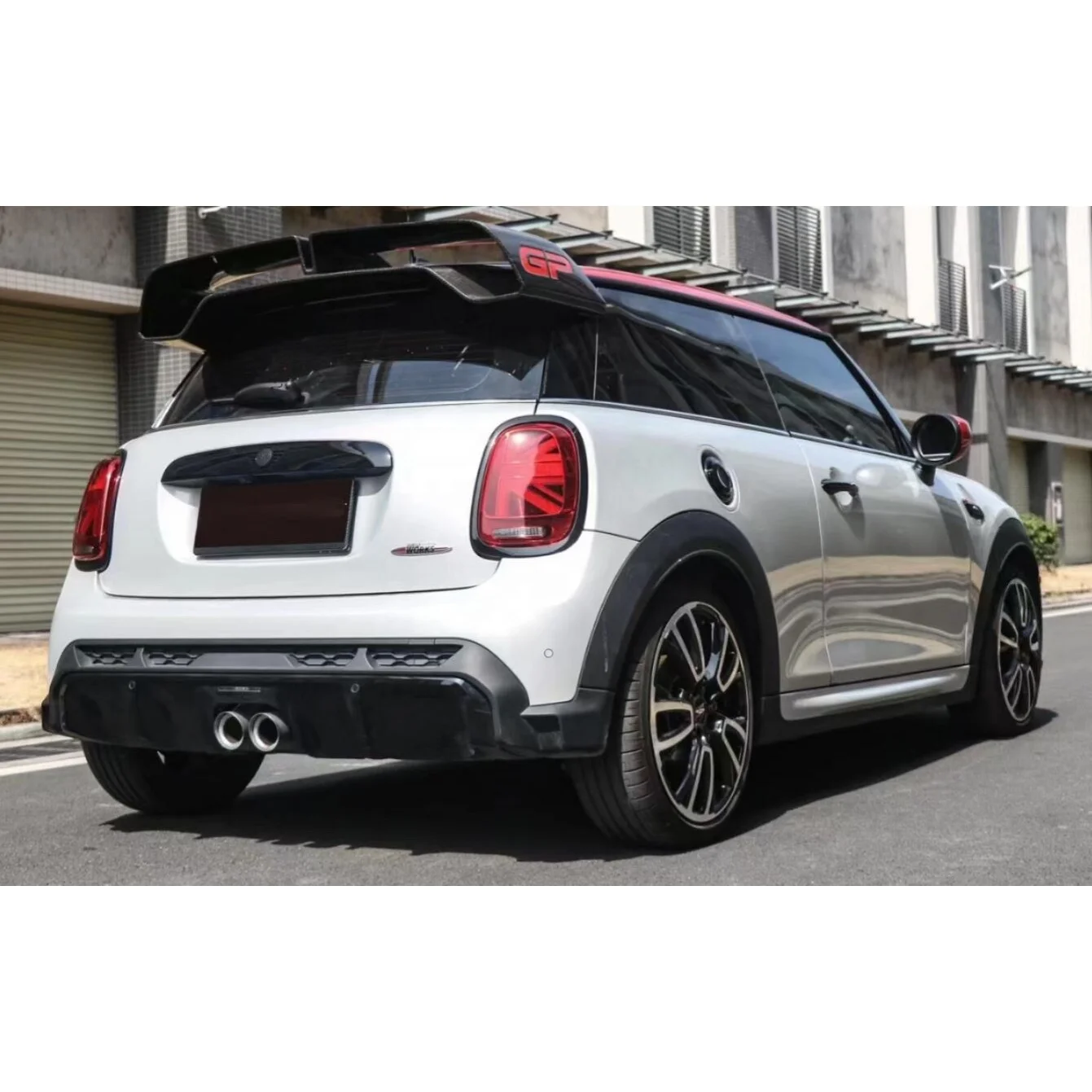 GP Style Real Carbon Fiber Rear Spoiler for BMW MINI F56/F55 Fixed Wing ...