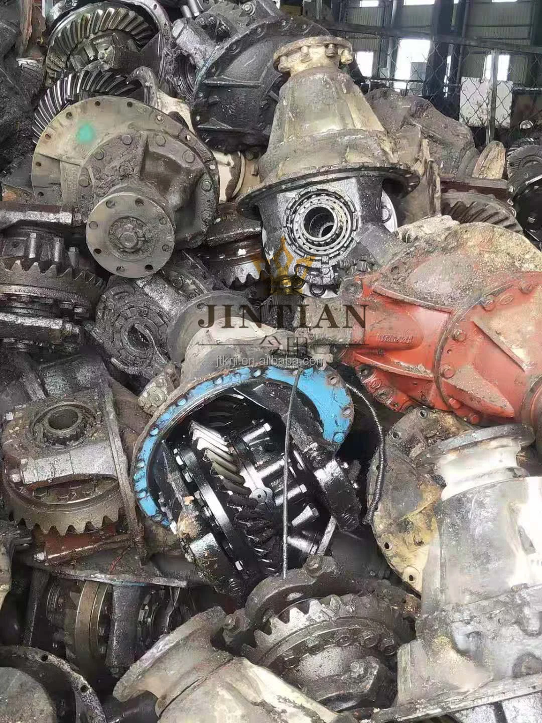 Used Dumper Truck Axle Differential 5.73 Az9231320745 For Howo Truck ...