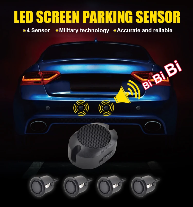 Factory Car Reversing Aid 40khz Ultrasonic Car Parking Sensors With ...