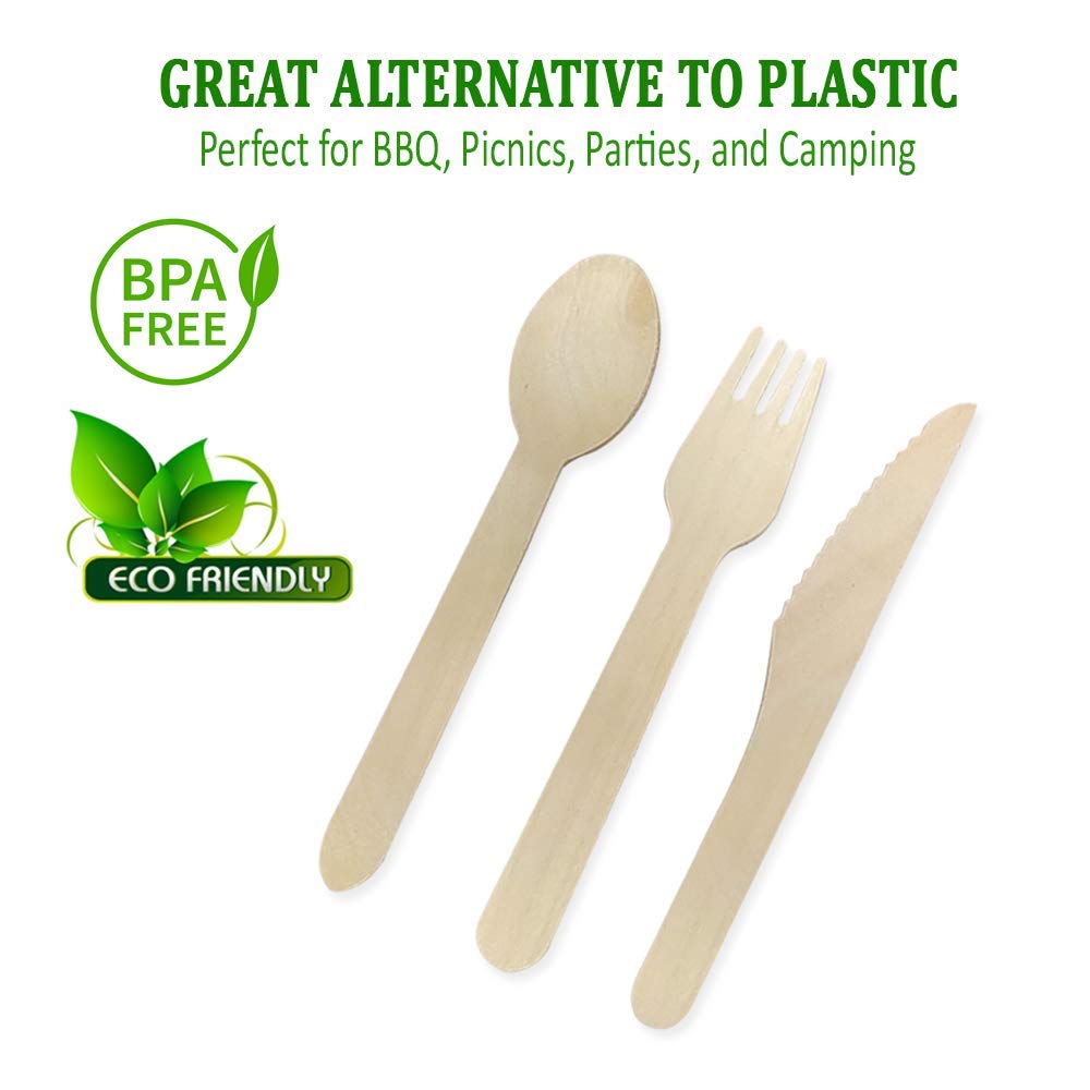 Biodegradable Small Wooden Spoons - Eco-Friendly & Durable