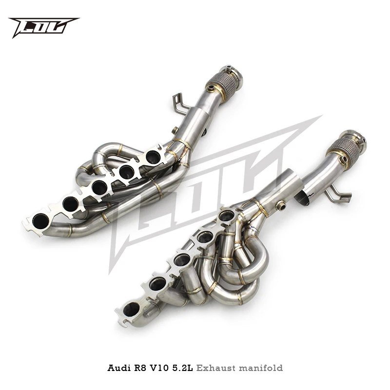 Coc Sus304 Performance Exhaust Manifodr System For Audi R8 V10 5.2l ...