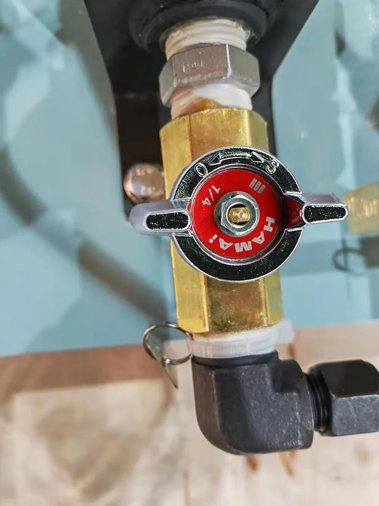 Hamai BBS-77 Series LPG Gas Pipe Butterfly Valve Threaded Water Shut ...