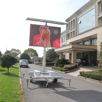 Mobile Led Light Billboard Advertising Display Screen Lifter Tower ...