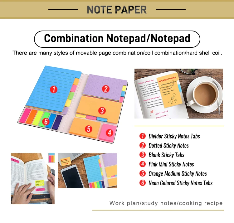 Custom High Quality Logo Color Sticky Note Teacher Boss Children ...