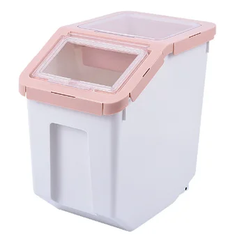 10kg Rice Barrel Flour Grain Container Plastic Multifunction Rice ...