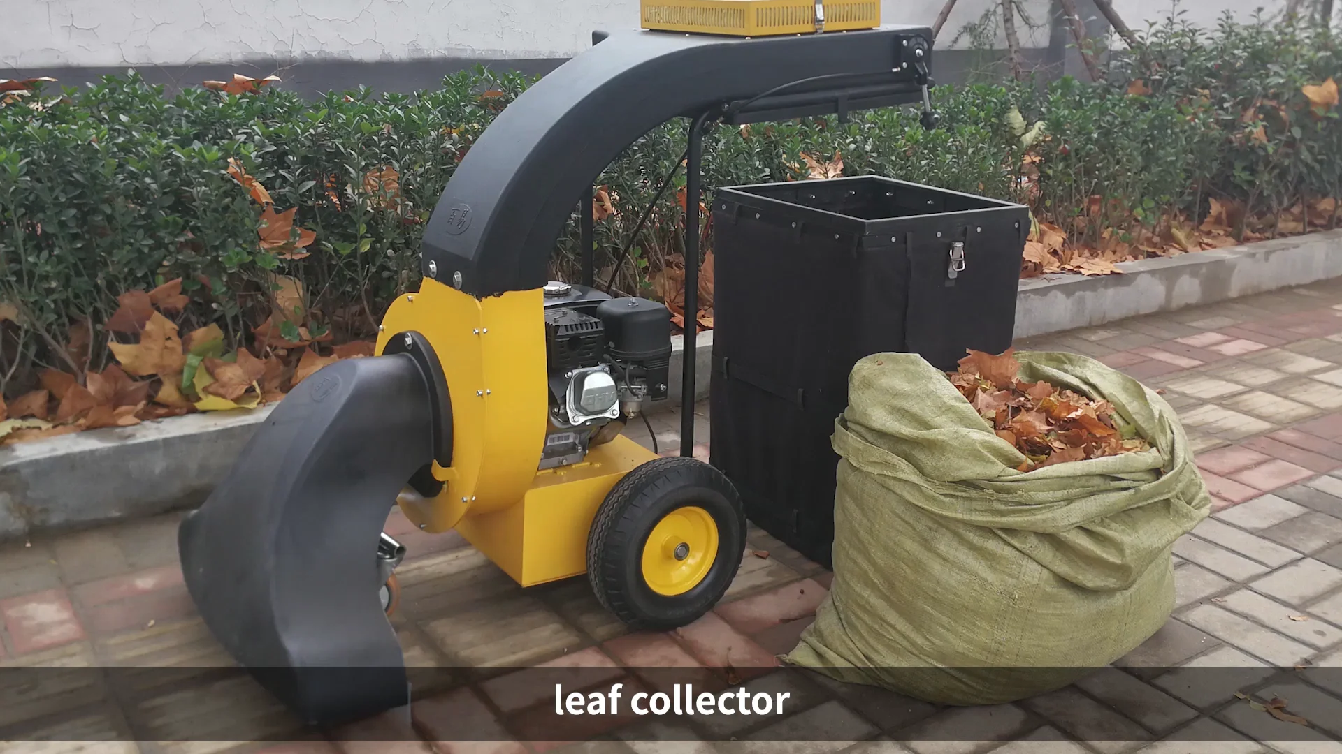 Self Propelled Chipper Vacuum Leaf/debris Collector Push Leaves ...