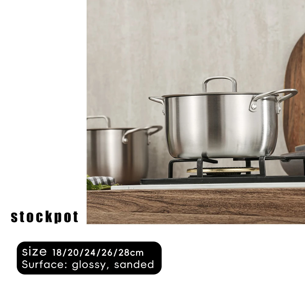 Superior Kitchenware - Triply Stainless Steel Cookware Set