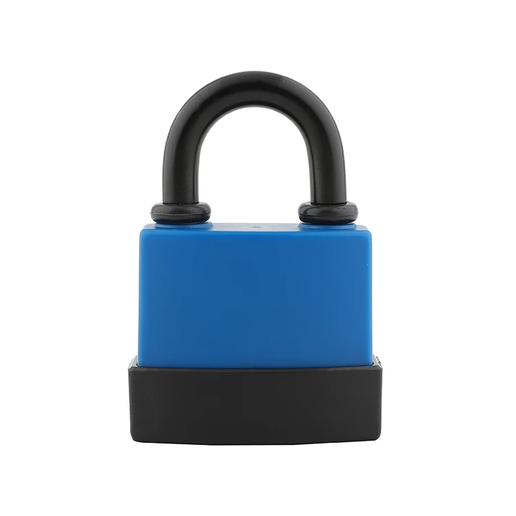 Cheap Price Safety Water-proof Plastic Shell Iron Padlock Blue Padlocks ...