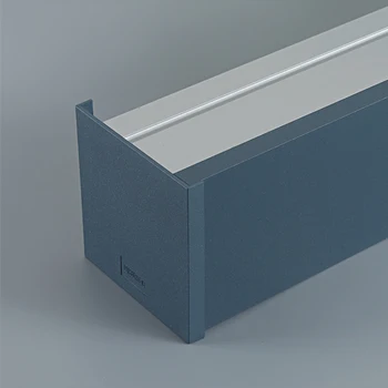 Indoor Flexible Sliding Curtain Rail Aluminum Hidden Curtain Double ...