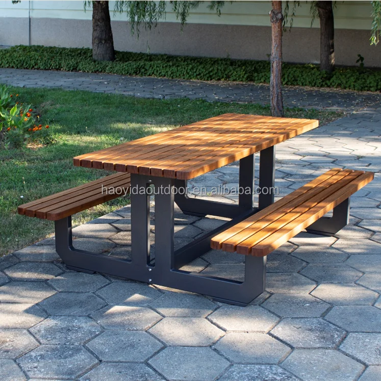 Solid Wood Patio Tables - Durable Outdoor Picnic Solutions