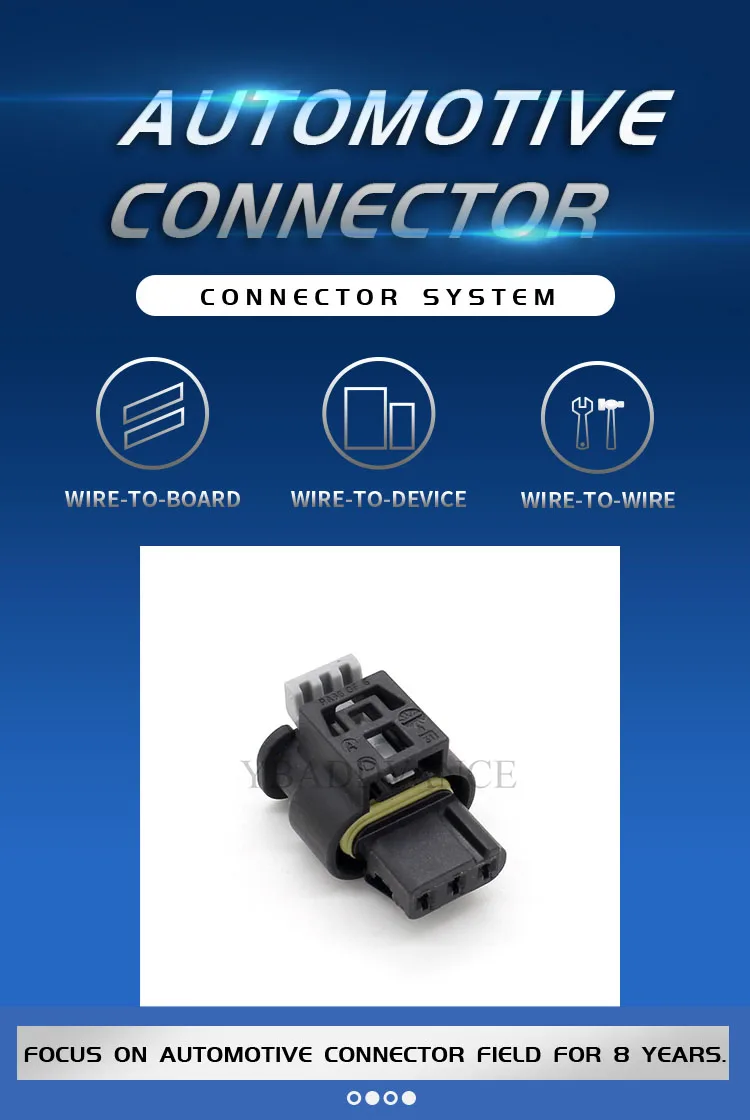 7615490-03 Auto Female 3 Pin Reversing Radar Cable Camshaft Sensor ...