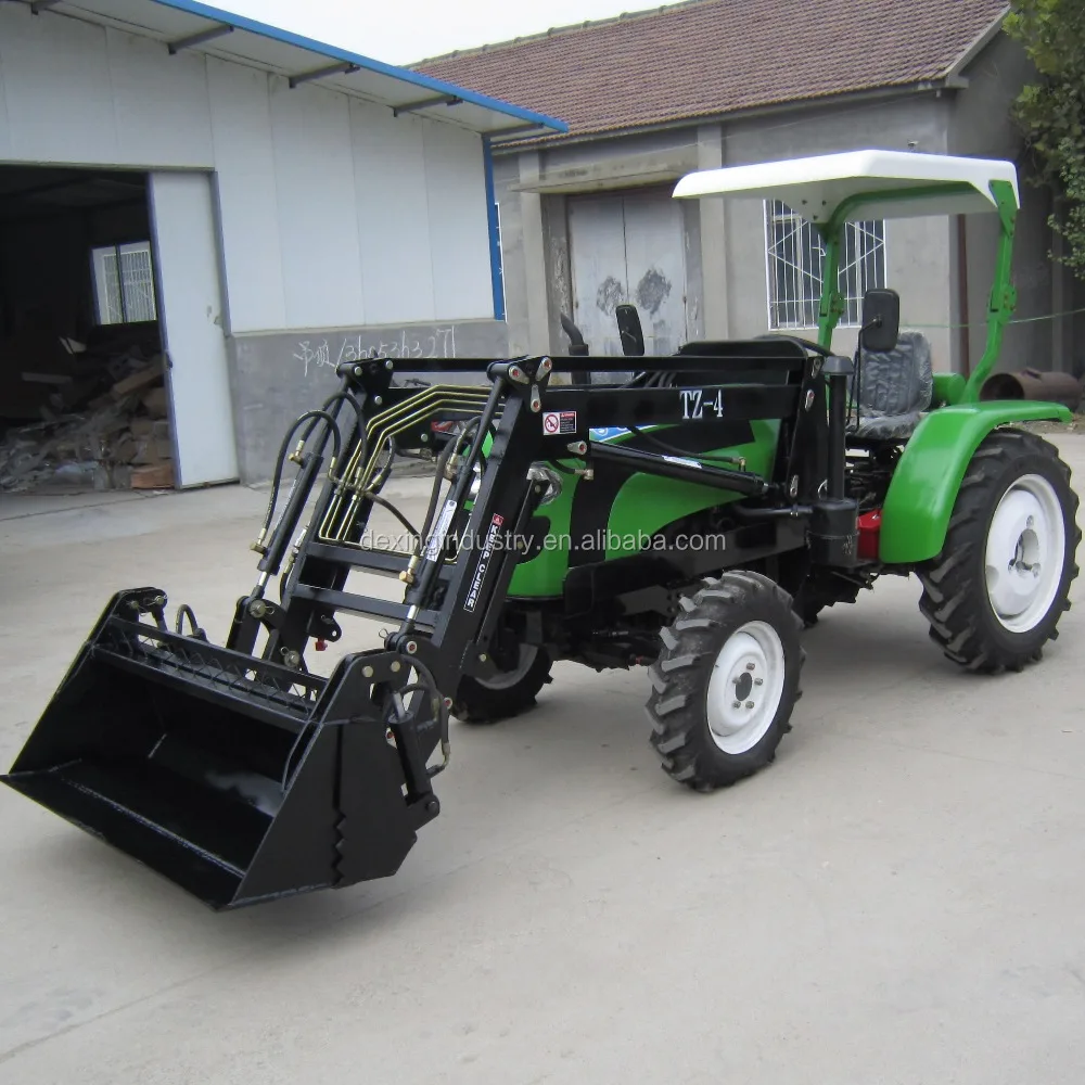 China Manufacturing Plant 4x4 Compact Tractor With Loader And Backhoe ...