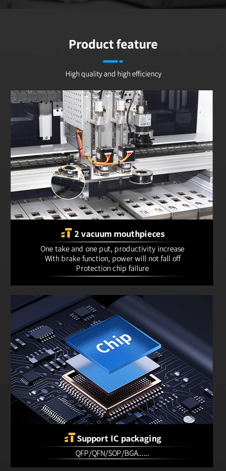 High Performance Automatic Chip Burning Machine Ka2000 Support Tray ...