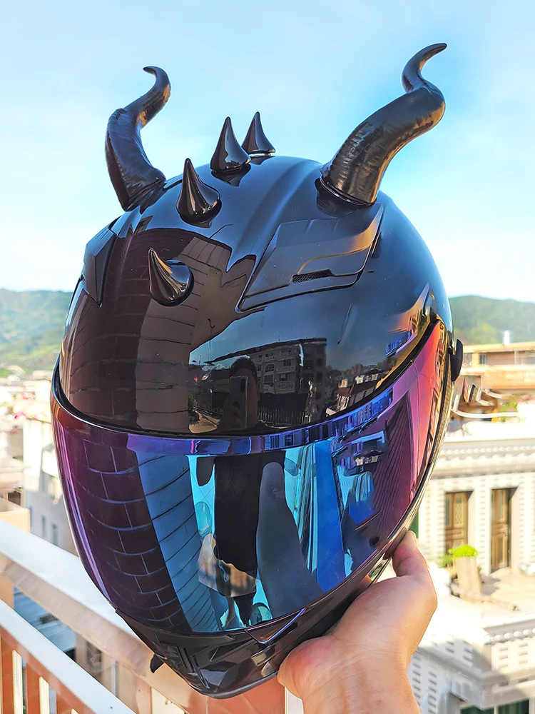 Helmet Evil Horns Decoration For Helmet - Buy Decoration For Helmet ...