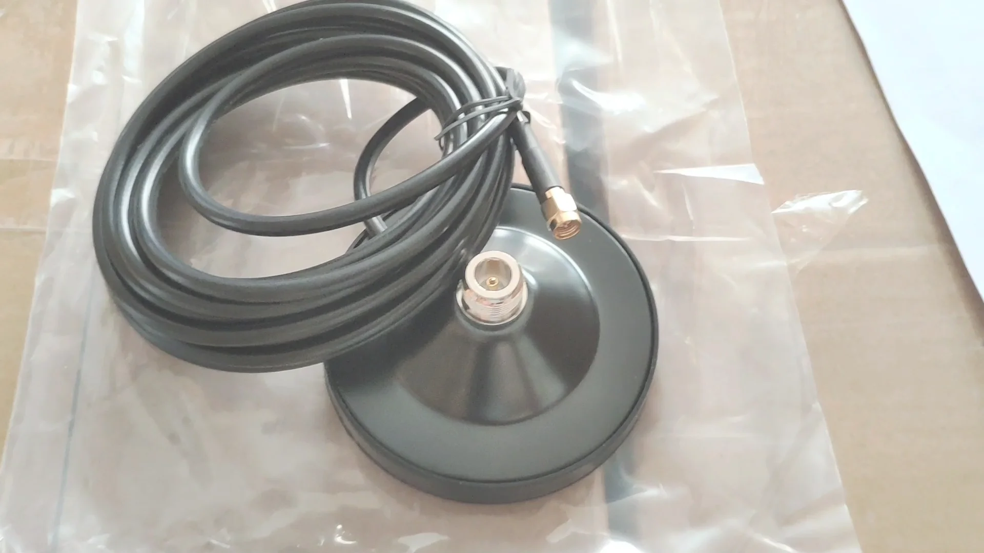 50 Ohm Rf N Type To N 3.5 Inch Antenna Magnet Mount Mobile With 16.4ft ...