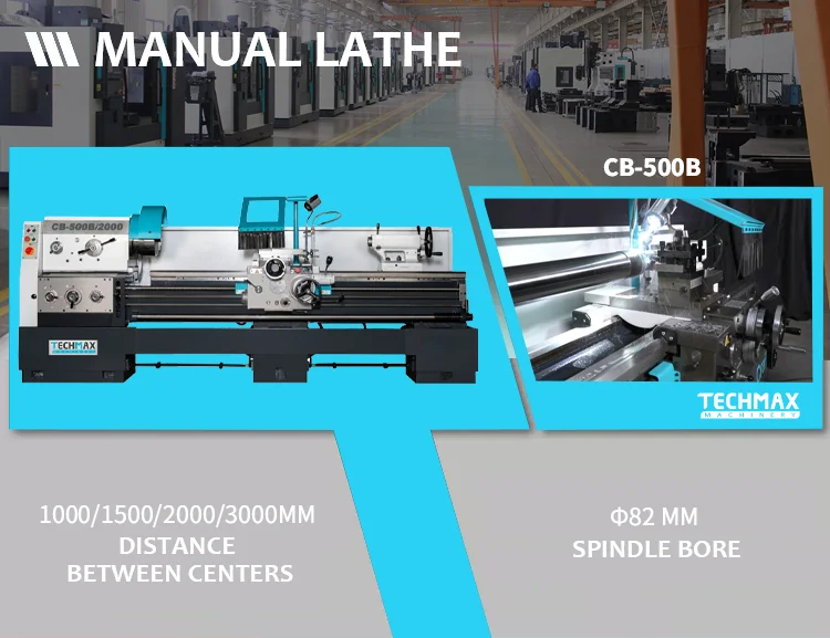 Swing Over Bed 500mm Horizontal Lathe Ca 500b Manual Bench Metal Gap ...