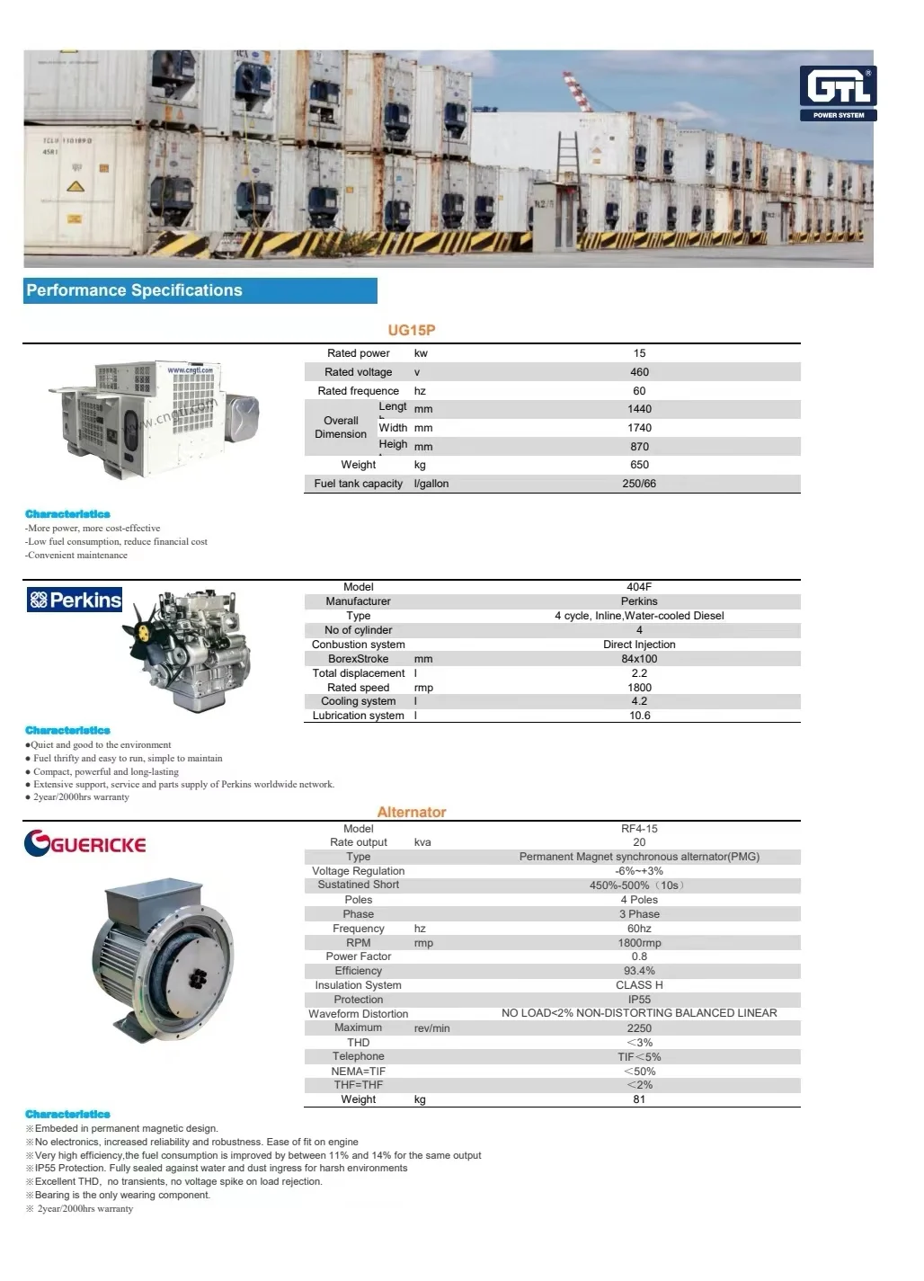 15KW Reefer Generators - Reliable Power for Refrigerated Containers