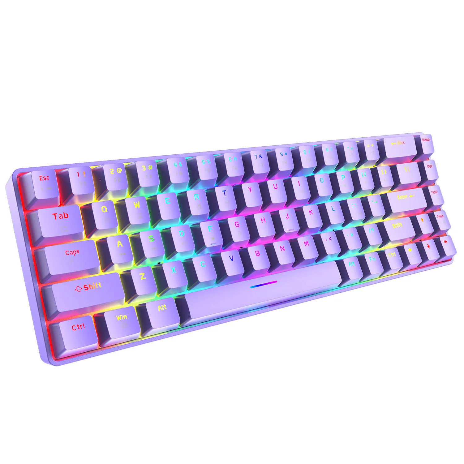 Ziyoulang T8 68-Key Gaming Mechanical Keyboard with RGB