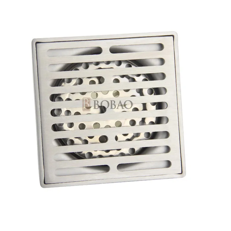 Brushed 304 Stainless Steel Floor Drain Bathroom Floor Drain Bathroom ...