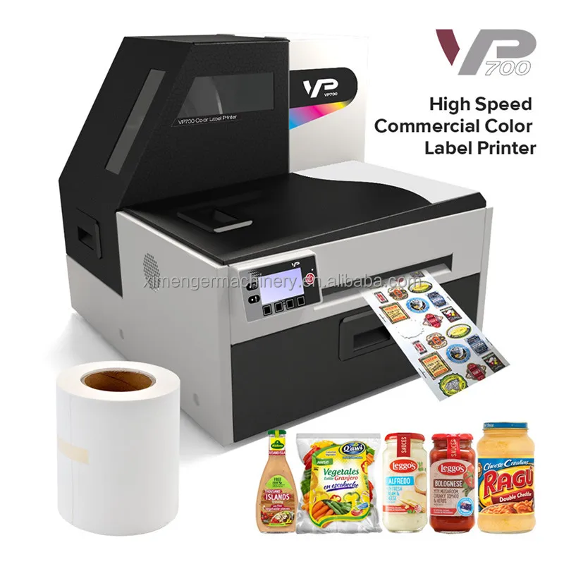 Digital Inkjet Vp700 Color Label Printer Roll To Roll Sticker Label ...