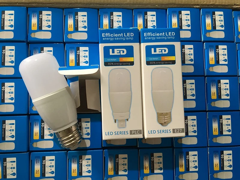 Led Light Bulb Stick 7watt 9watt 12wtt 15watt Plc G24 E27 Led Bulb Flat ...