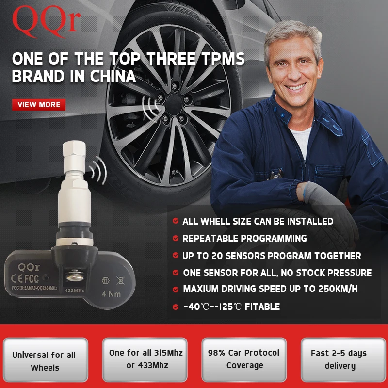315 433mhz Programable Universal Tpms Auto Parts Replacement Nfc Enable ...