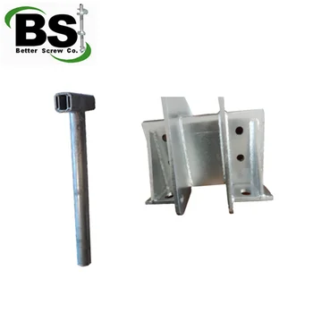 New Construction Brackets For 1-1/2inch Helical Piers Foundation System ...