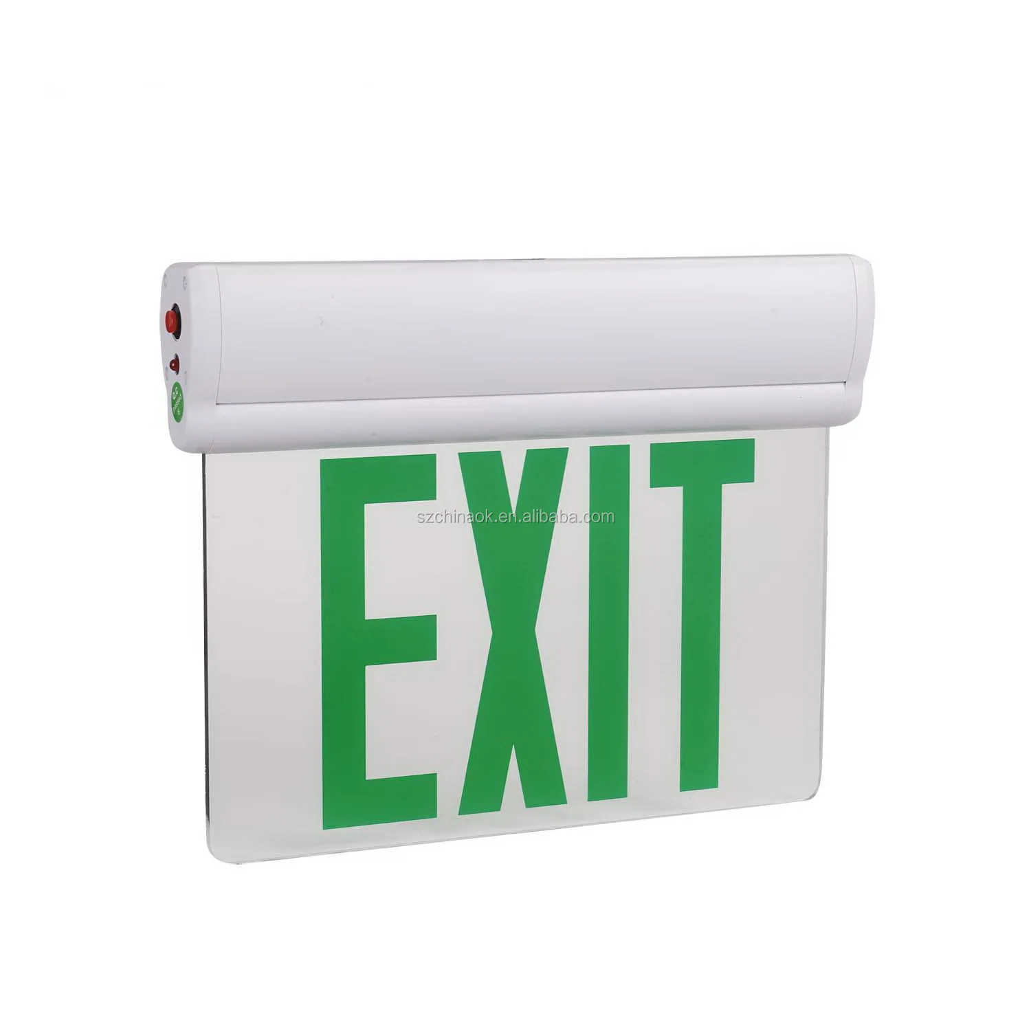 Red/green Letters Rechargeable Running Man Single Or Double Sided Led ...