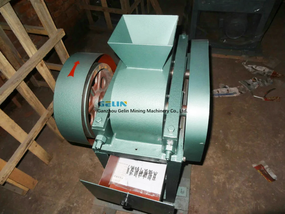 Small Size 200*75 Lab Double Roll Crusher for Grinding Mini Stone Rocks