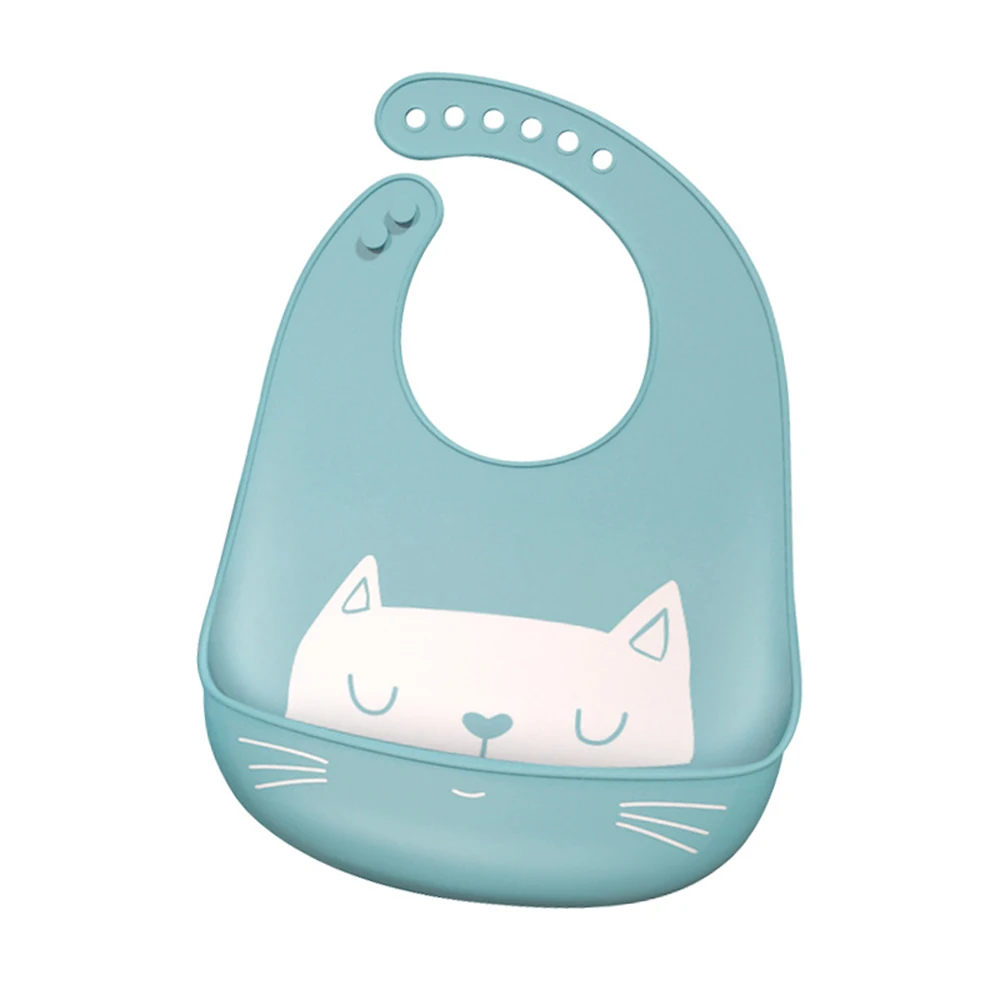 Comfortable Soft Printed Waterproof Silicone Rubber Baby Bib - Buy ...