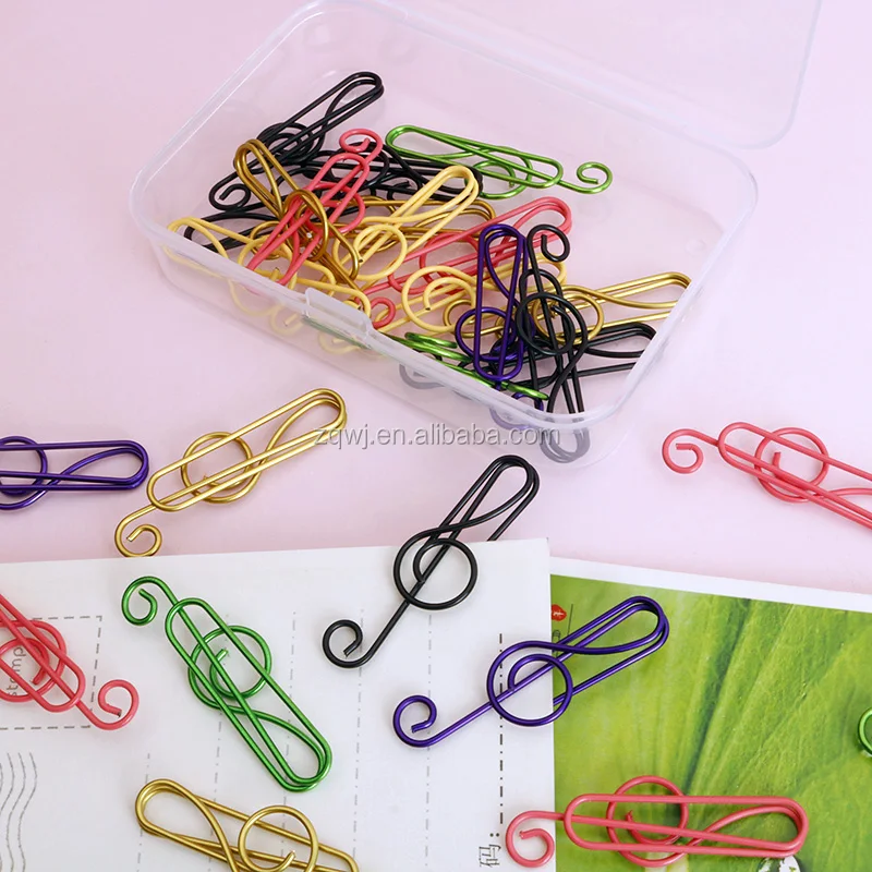 100 Pieces Per Bag Colorful 6 Colors Mixed Colors Musical Notes Style ...