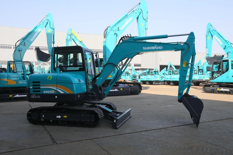 China Excavators Sunward Crawler Bucket Thumb SWE60E 6 7 8 9 Ton Mini ...