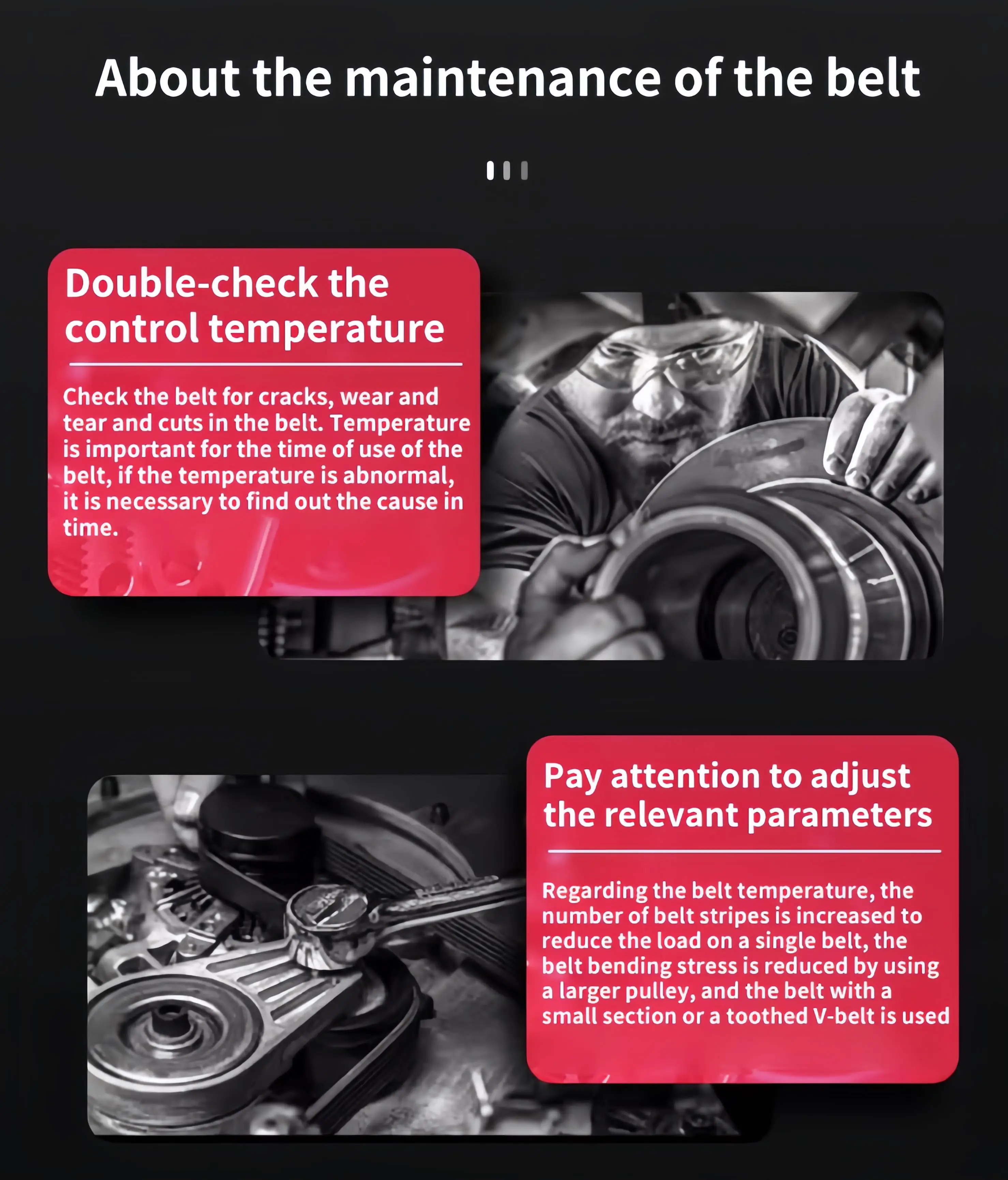 Customizable Size Wear-Resistant Rubber V-Belts for Lawn Mower ...