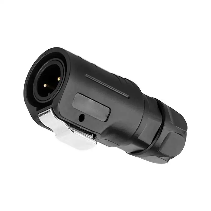 Oswell Panel Mount Bulkhead Charging Round Socket Connector 2 Pin ...