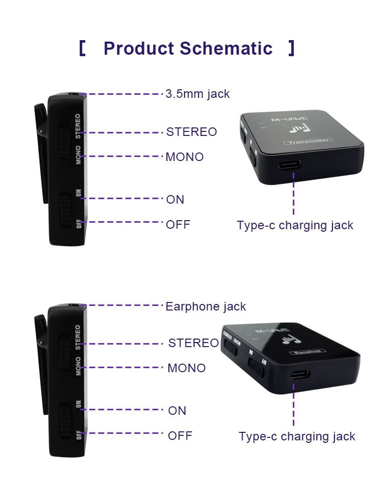 2.4ghz Wireless Microphone - Professional Sound Monitoring