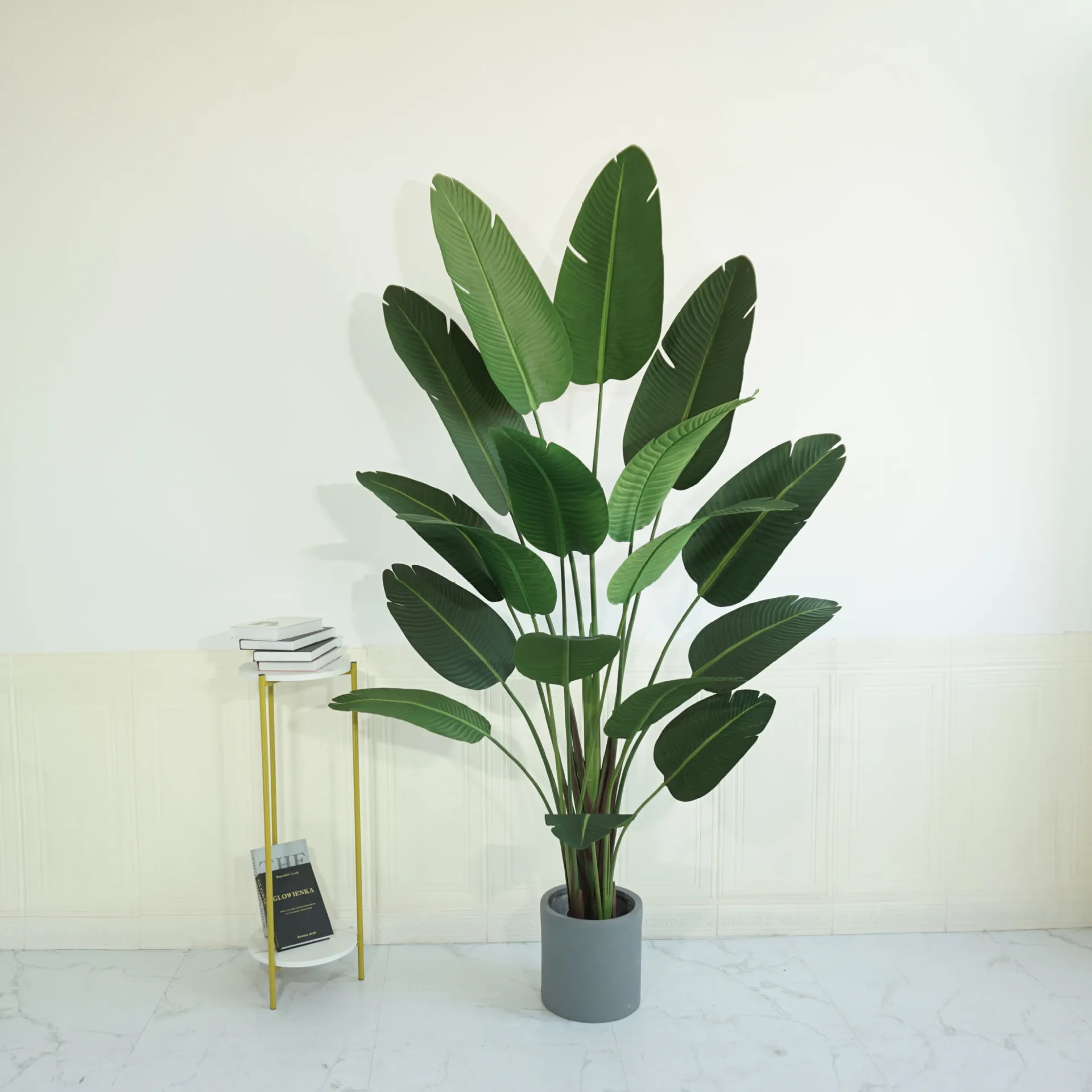 Eg-a173 Greenery Palm Artificial Traveler Banana Tree Plastic Bird Of Paradise Plantreal Touch ...