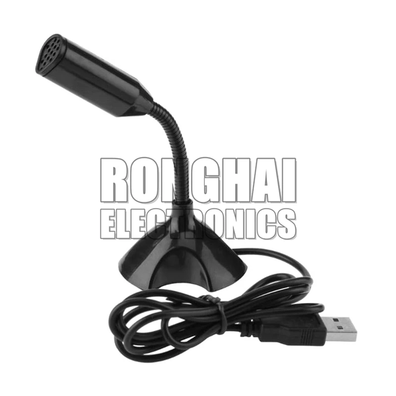 Mini Usb Microphone For Raspberry Pi 2 3 4 Model B B+ Portable Pc Desktop Black White Usb 2.0 ...