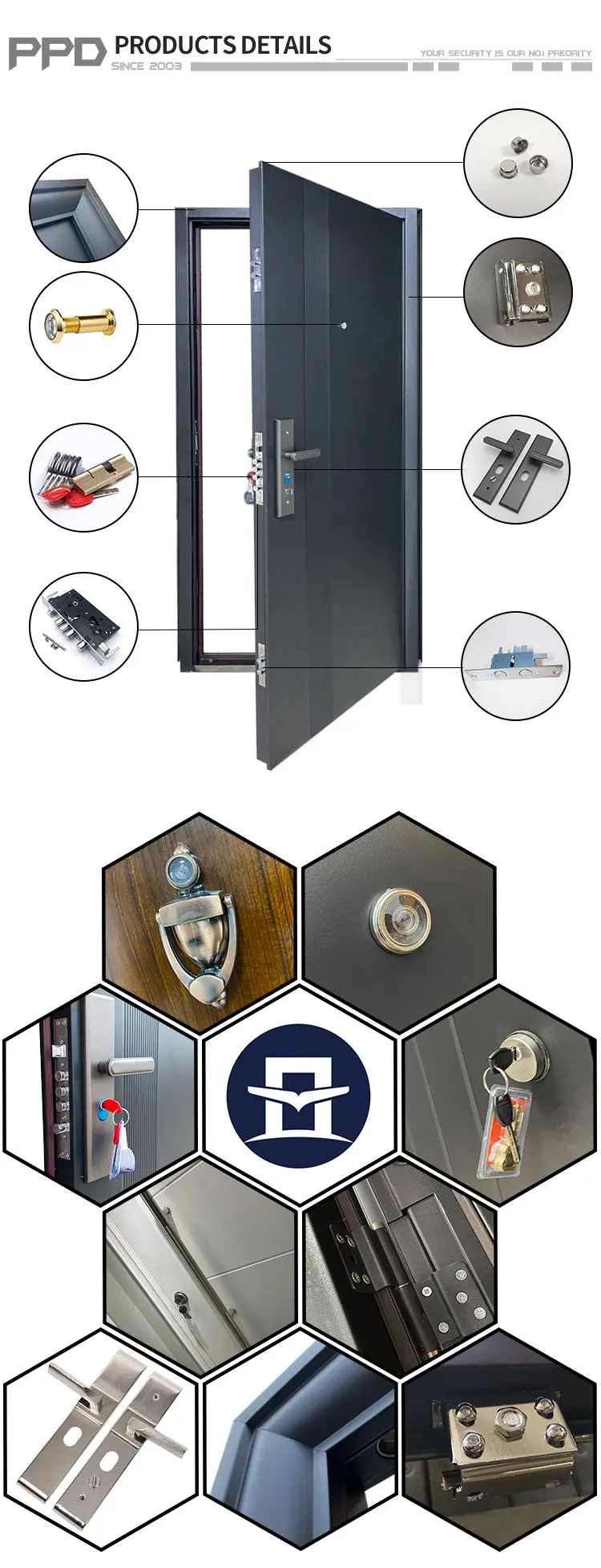 Phipulo Luxury Steel Doors - Secure, Stylish, and Durable