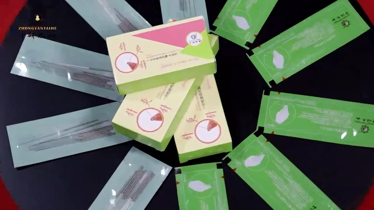 Silver Stainless Spring Handle Dry Needling Tony Acupuncture Needles ...