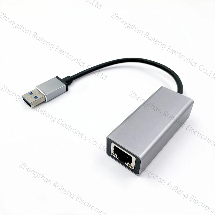 Rj45 To Type C 3.1 Gigabit Ethernet Lan Network Adapter Cable Usb-c ...