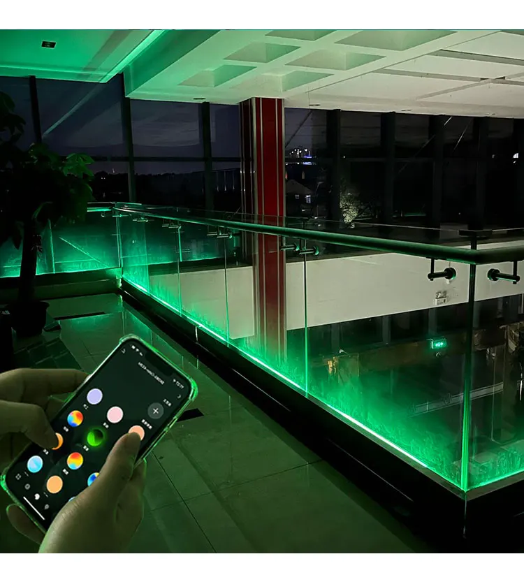 Hdsafe Frameless Glass Balustrade Handrails Balcony Aluminum U Channel ...