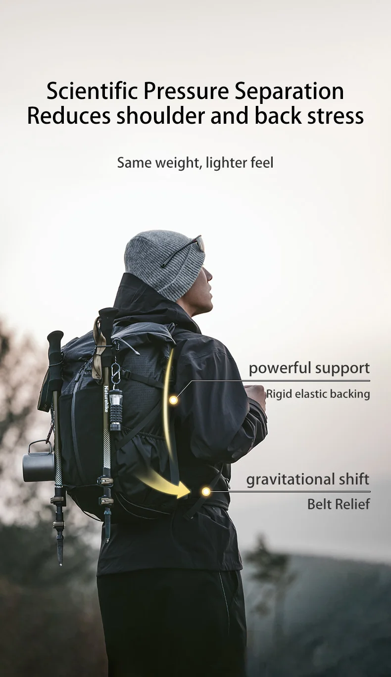 Naturehike Ultralight 30L Foldable Backpack for Camping & Hiking