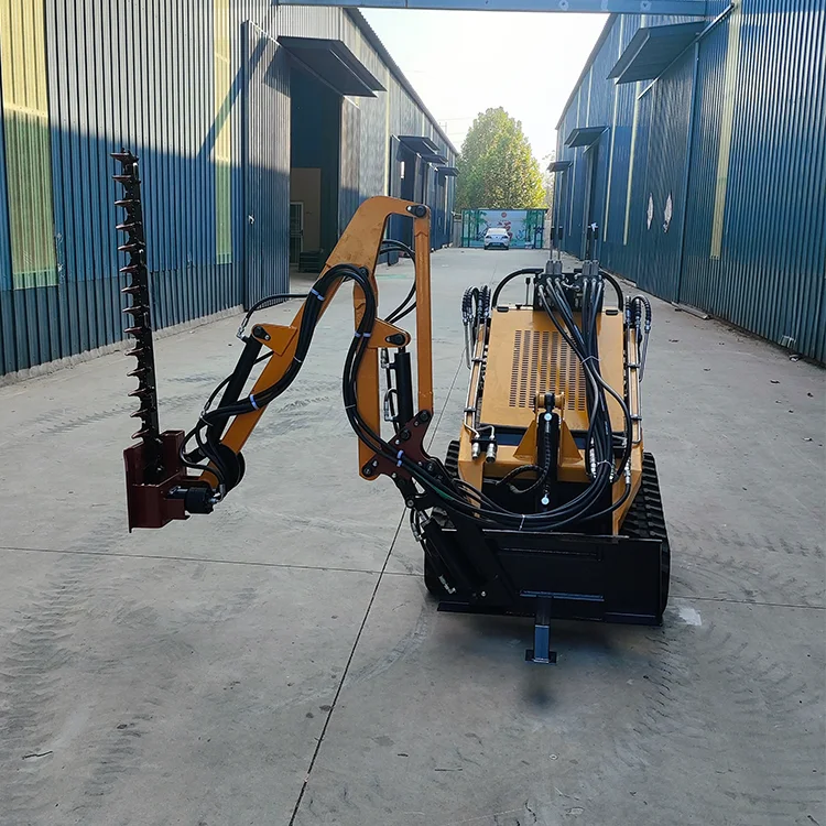 Hedge Trimmer Excavator Skid Steer Loader Attachment Hydraulic Hedge ...