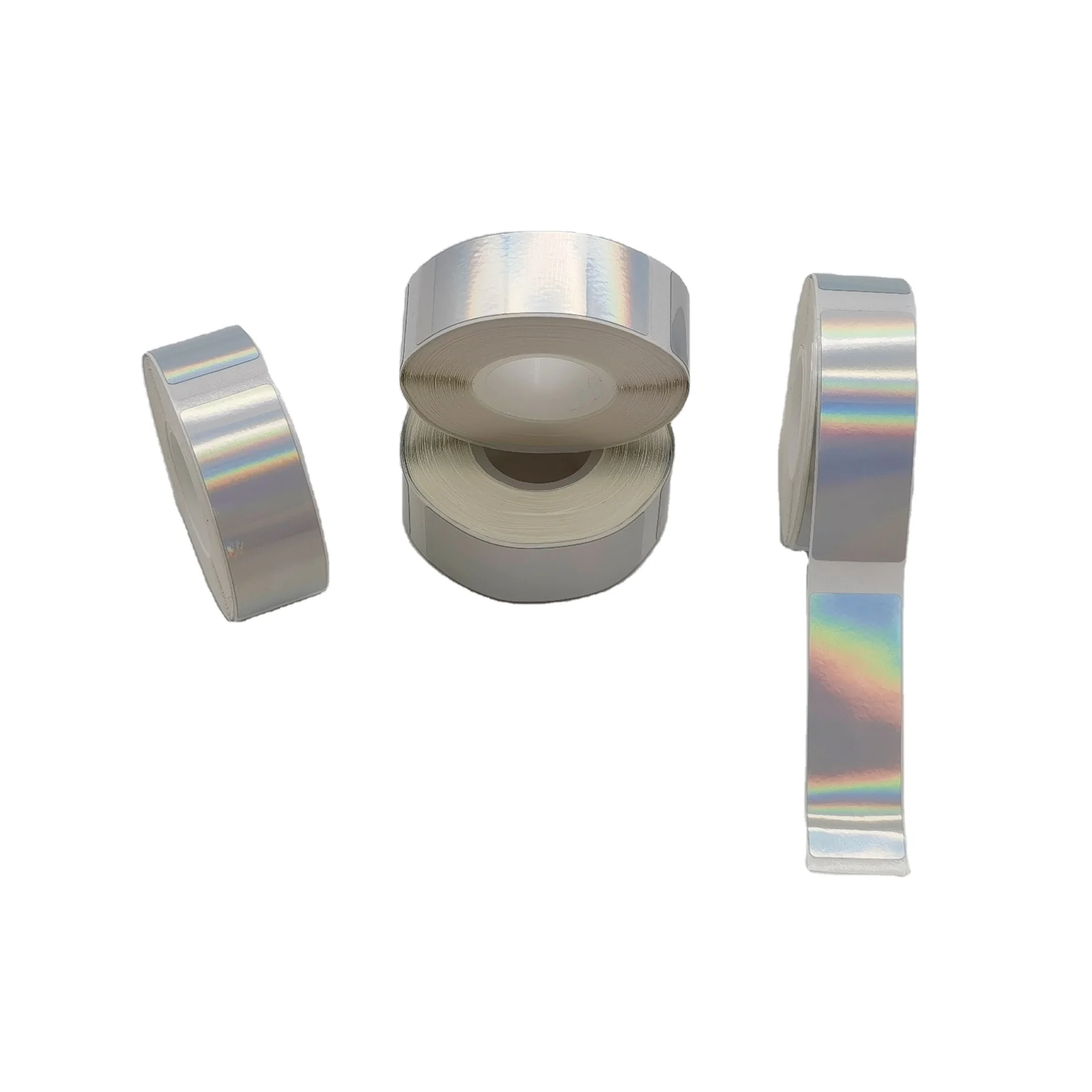 Holographic Sticker Logo Free Label 12mm*40mm Printing 180pcs Design ...