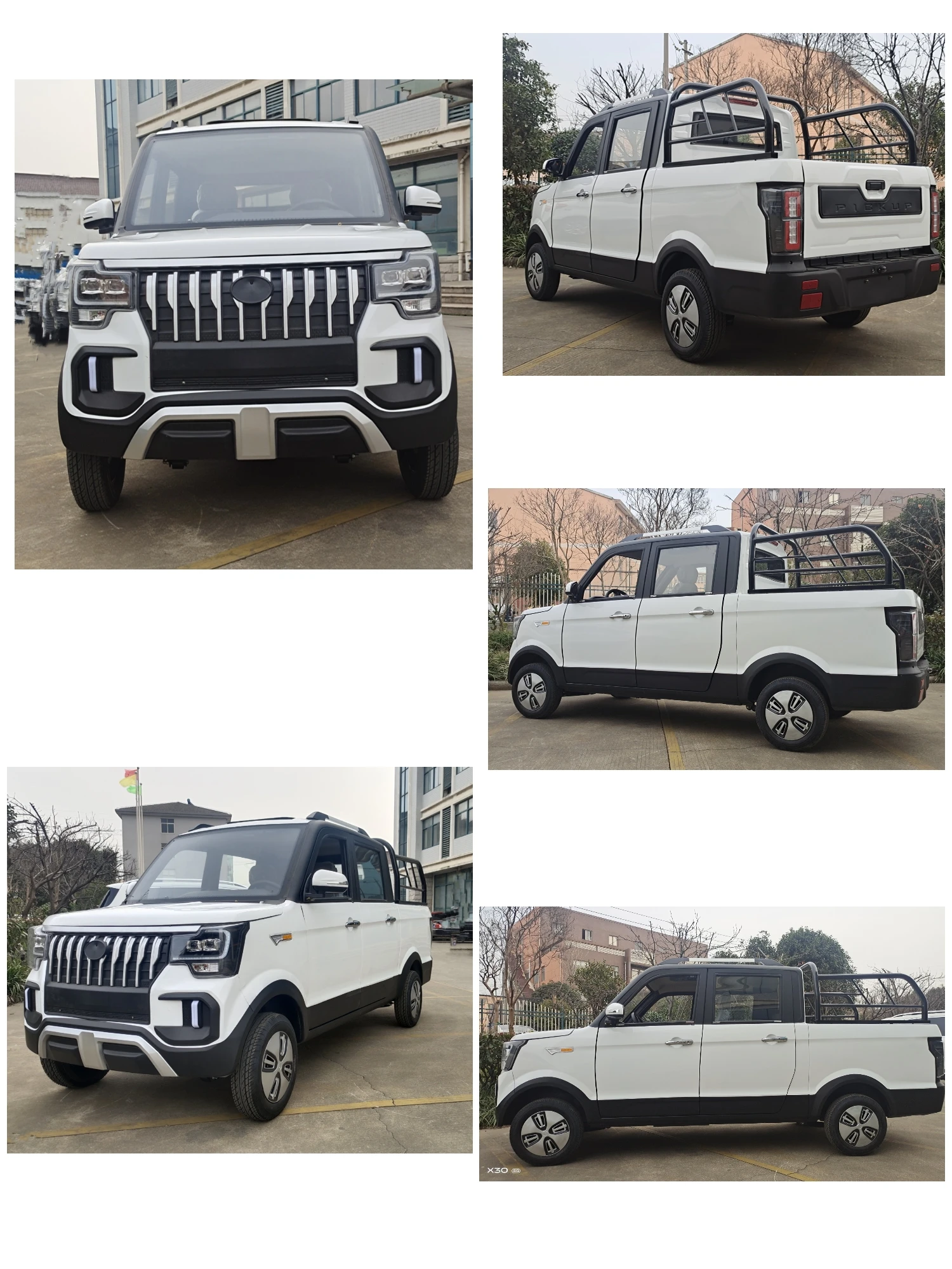 Chang Li Explorer Electric Mini Pickup Truck - 4 Wheel Drive, 4 Seats ...