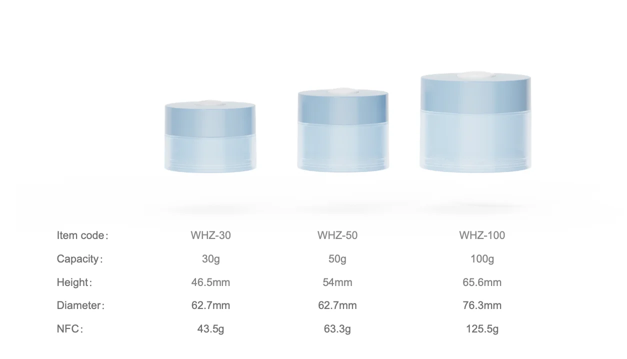 Premium Sustainable PP Cream Jars with Innovative Spatula Cap Perfect ...