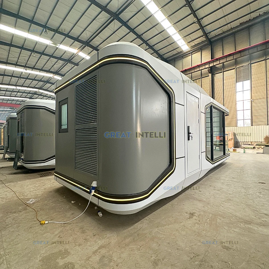Aluminum Prefabricated Villa Capsule Hotel Houses Modern Design Luxury ...