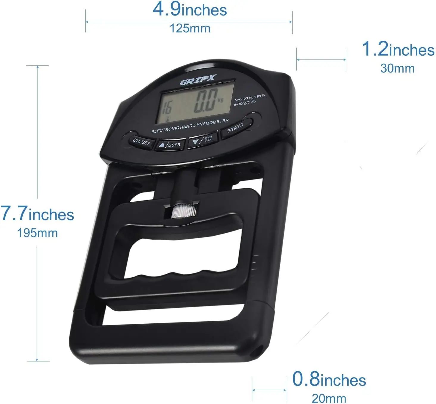 Grip Strength Tester - Digital Hand Dynamometer