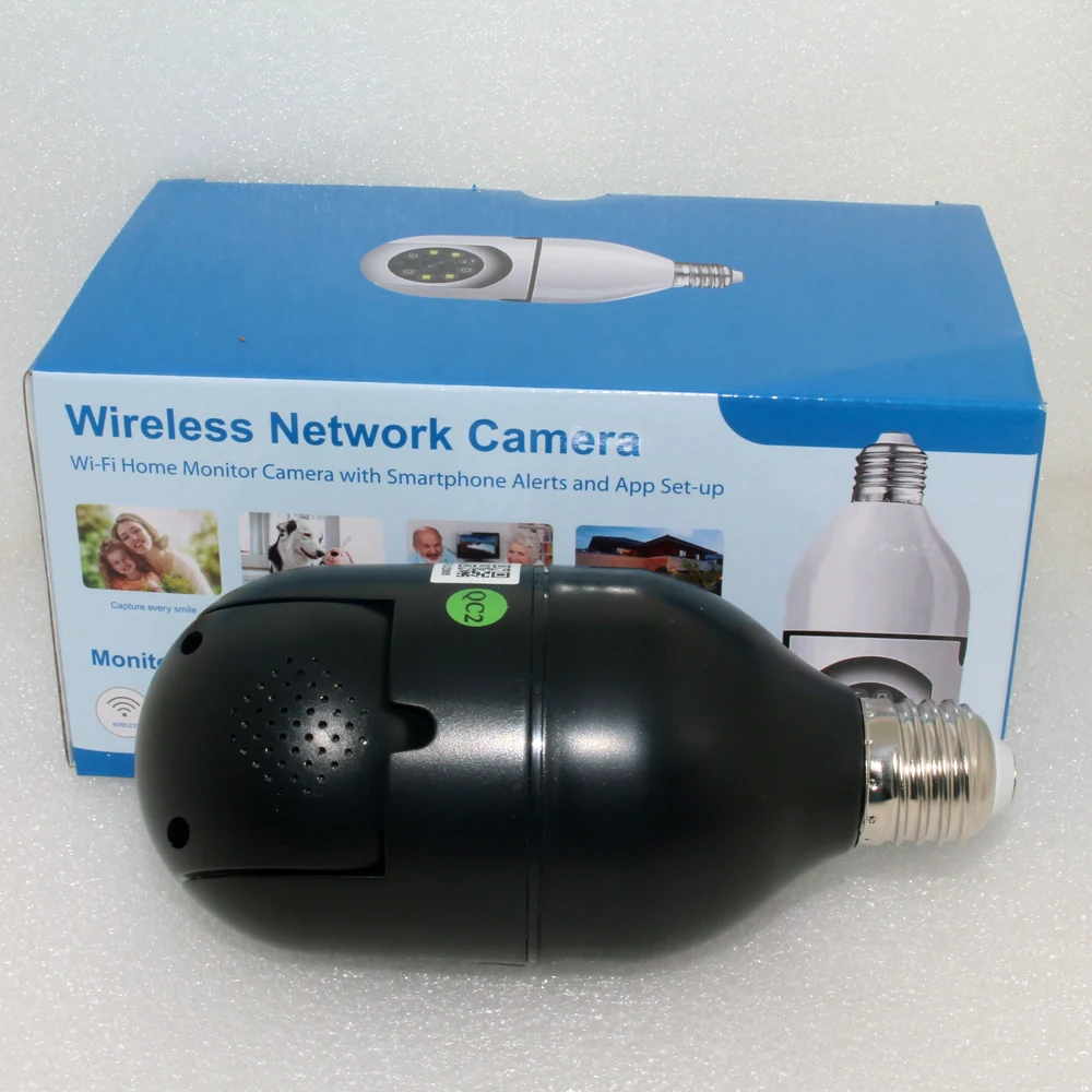 Smart E27 Holder Bulb-camera 360 Degree Wireless Surveillance Cctv ...