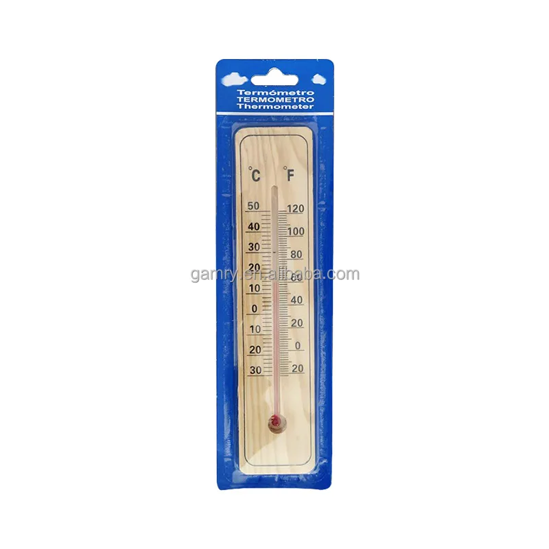 Wood Thermometer Decorative Indoor Outdoor Garden School Household ...